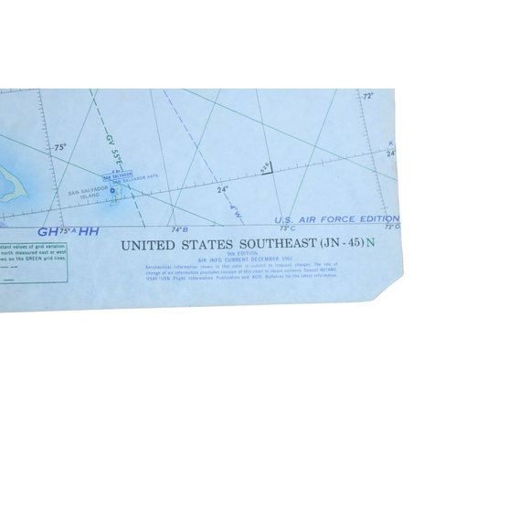 Art | Us Jet Navigation Chart United States Southeast Jn 45 Map 6668 ...